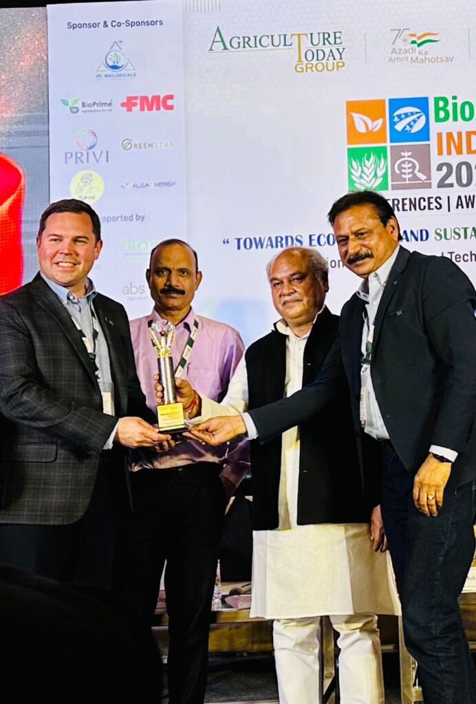 India’s Minister of Agriculture Narendra Tomar awards Verdesian Global ...